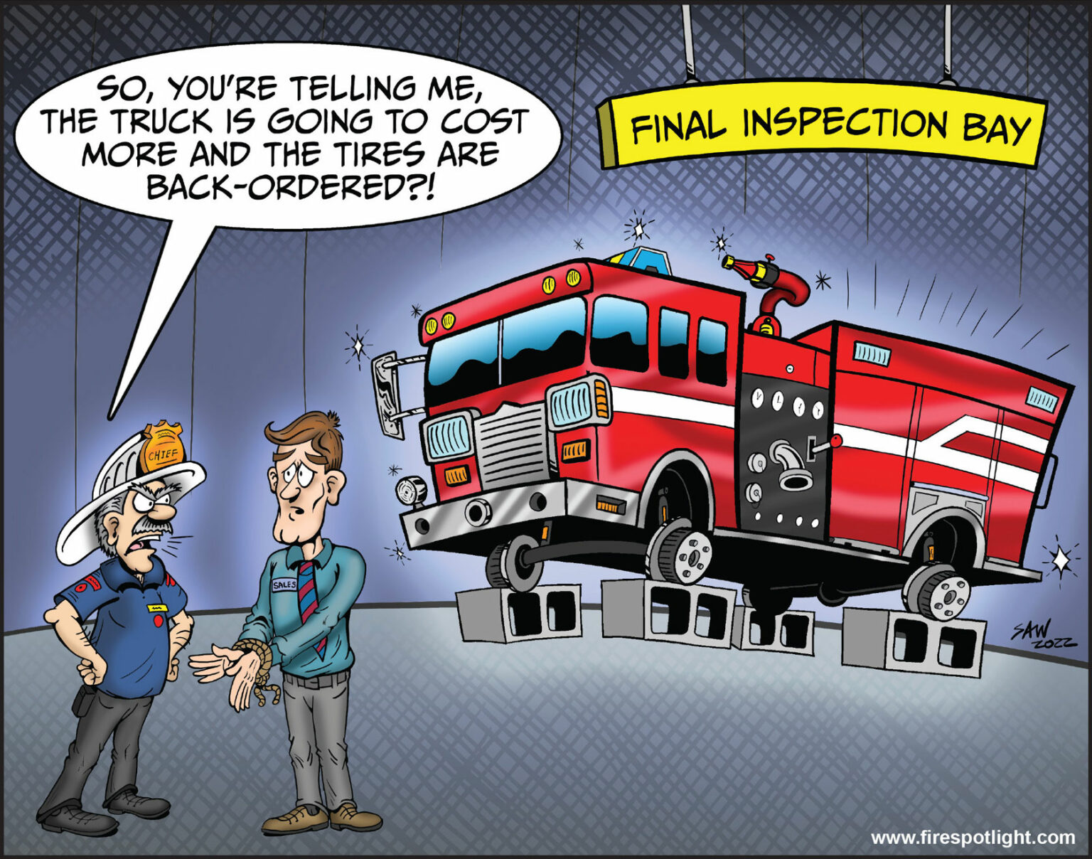 Fire Truck Final Inspection