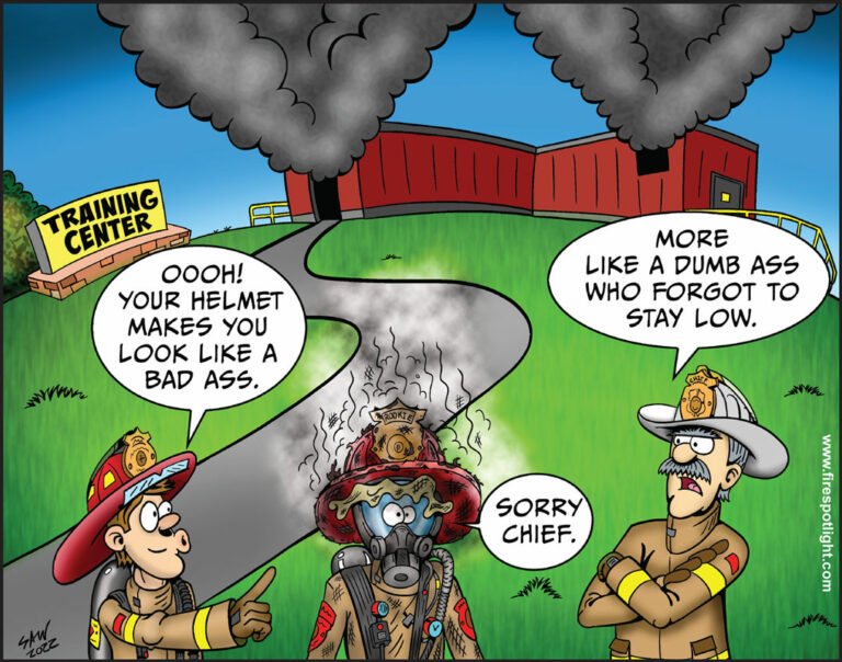 Firefighter Cartoons | Stay Low | Best Firefighter Jokes and Fire Cartoons